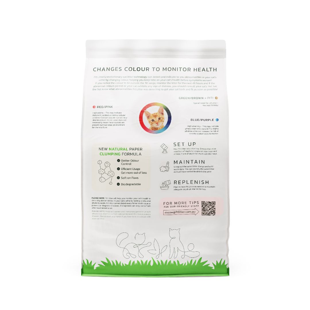 - Fit Litter Eco - Natural Clumping Paper Litter